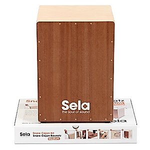 Sela SE 018 Snare Cajon Kit Medium with Instructions and Audio CD, (SE018)