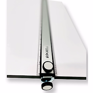 Proartek Drafting PK00018 Model PXB36 Portable Drafting Drawing Board 24" x 36"; PXB Series; Adjustable Aluminum Parallel Straightedge; Carry Handle; Architecture Tool for Students and Professionals