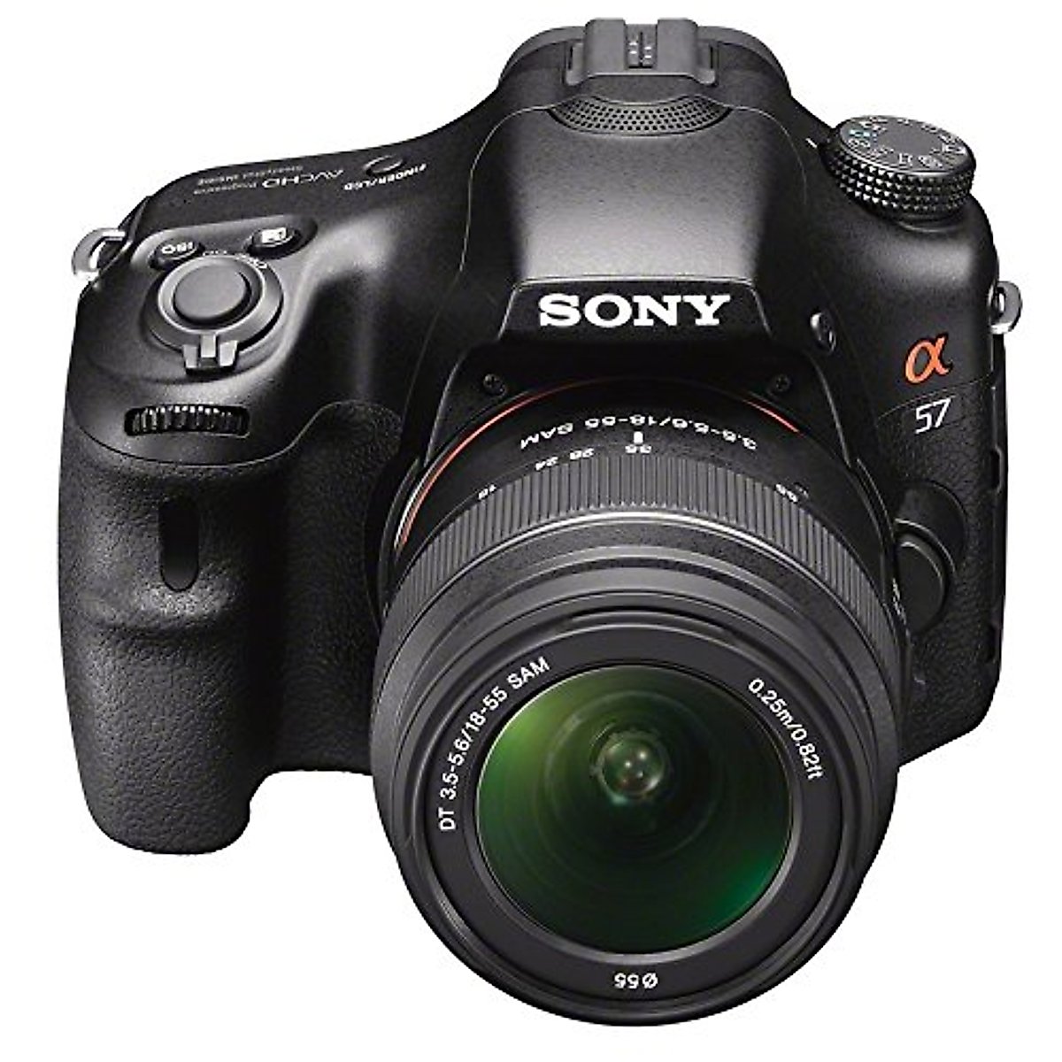 Sony Alpha SLT-A57K 16.1 MP Exmor APS HD CMOS Sensor DSLR with Translucent Mirror Technology, 3D Sweep Panorama and 18-55mm Zoom Lens