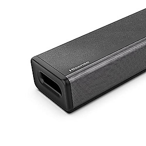 Hisense HS214 2.1ch Sound Bar with Built-in Subwoofer, 108W, All-in-one Compact Design with Wireless Bluetooth, Powered by Dolby Audio, Roku TV Ready, HDMI ARC/Optical/AUX/USB, 3 EQ Modes,Black