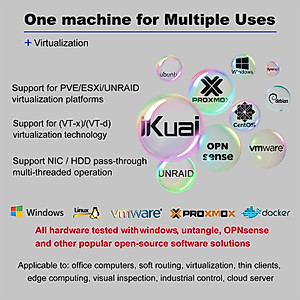 SENSTUN Micro Firewall Appliance, 4 Inter i226-V 2.5Gbe LAN Ports, Fanless Mini PC Celeron N5105 Quad Core, Support AES-NI Barebone Router PC VPN, 8 GB RAM 128 GB SSD