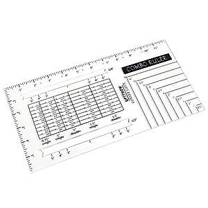 UPTTHOW Rivet Placement Template Zipper Ruler Zip Pocket Tool Leathercraft Rivets Marking Guide for DIY Bracelet Belt Combo Measurement Sewing Accessories
