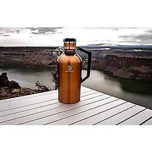 DrinkTanks 128 oz Vacuum Insulated Stainless Steel Beer Growler