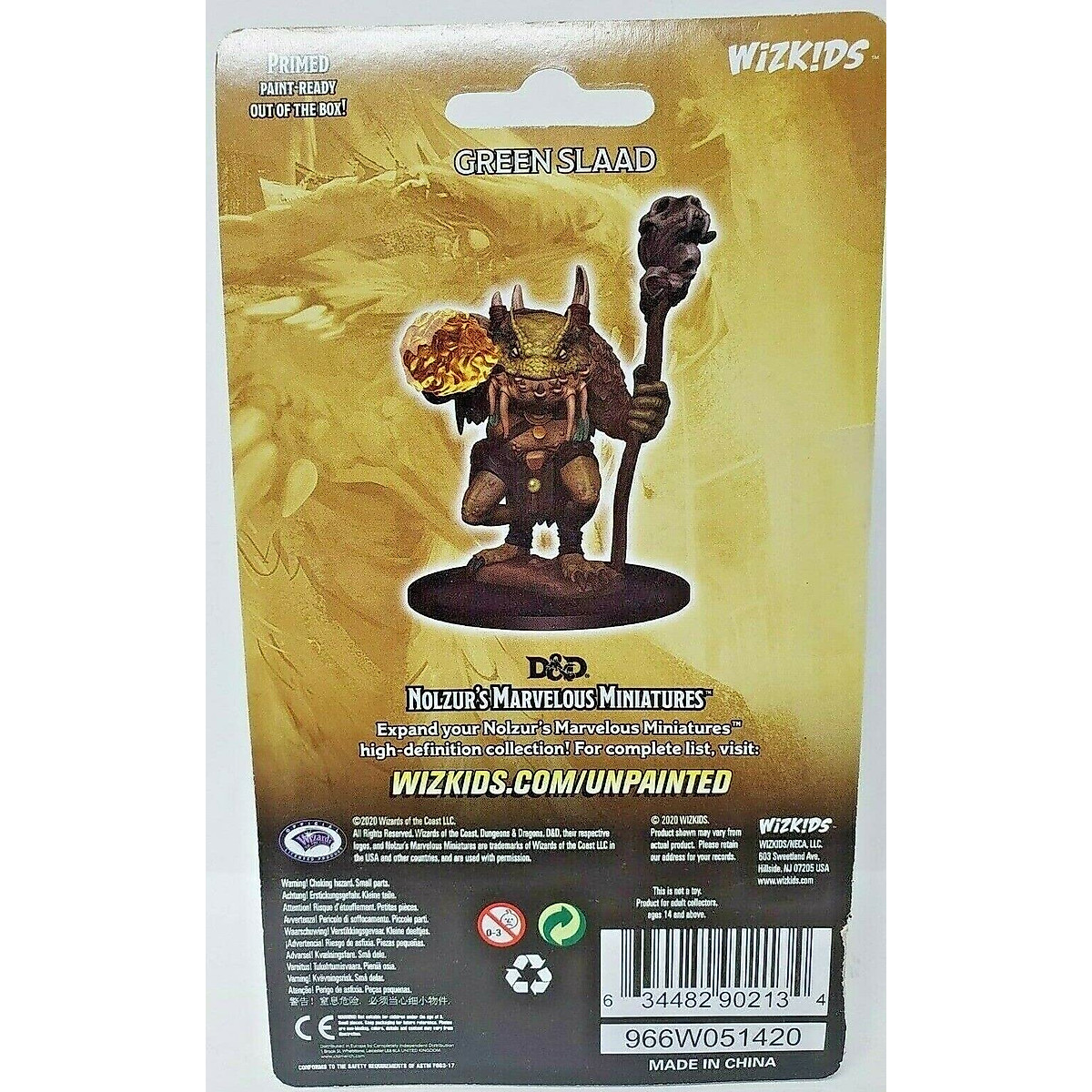 Nolzur's Marvelous Unpainted Minis: Green Slaad