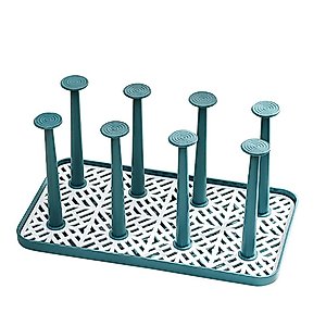 TOPINCN Cup Drying Rack, Bottle Drying Rack Stand Cup Drying Rack with Drain Tray Mug Tree Holder Bottle Drainer Stand for Kitchen (#2)