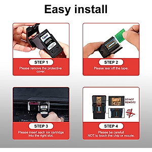 245 Ink Replacement for 245 XL Ink cartridges for Canon Printers Remanufactured Higher Yield Compatible with Canon Pixma MX490 MX492 MG2522 TS3100 TS3122 TS3300 TS3322 TS3320 TR4500 TR4520 Printer