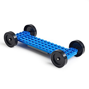 PRO Brick Wheel - Axle Assembly for Brick Derby Car Racing (Set of 4) by Pinewood Pro