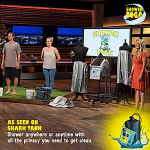 Shower Toga – Wearable Shower Garment, Privacy RV & Camping Shower, Surf Poncho, Shower Tent, or Portable Changing Room, Camping, Pool, & Outdoor Shower, Standard Size