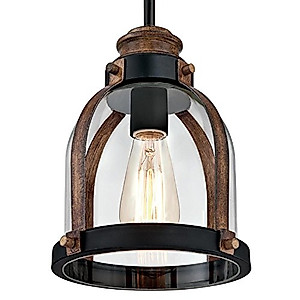 Westinghouse Lighting 6356300 Cindy Mini Pendant, 1 Light, Oil Rubbed Bronze , Oil-rubbed Bronze
