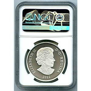 2022 CA CANADA QUEEN ELIZABETH II QEII DIAMOND DIADEM FIRST RELEASES SILVER PROOF COIN $20 NGC PF70