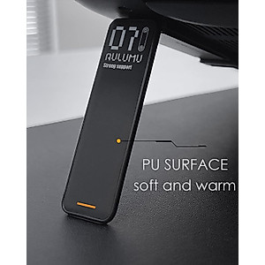 Aulumu G07 Portable Laptop Stand, Pop Up Leg Stands Laptop, Ergonomic Laptop Riser Lift for Desk for All Laptops, Tablets, 8-20'', Black