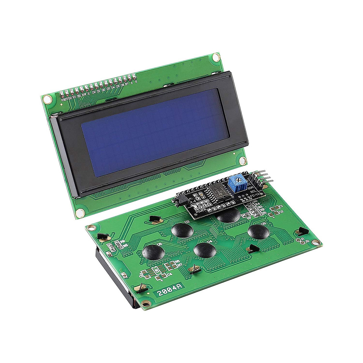SunFounder IIC I2C TWI Serial 2004 20x4 LCD Module Shield Compatible with Arduino R3 MEGA (IIC 2004)