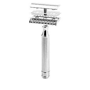 MÜHLE TRADITIONAL R41 Double Edge Safety Razor (Open Comb) For Men - Perfect for Every Day Use, Barbershop Quality Close Smooth Shave