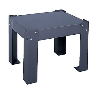 Durham 304-95 Gray Steel Base for Large Slide Racks, 20-5/8" Width x 15-5/8" Height x 16-1/4" Depth