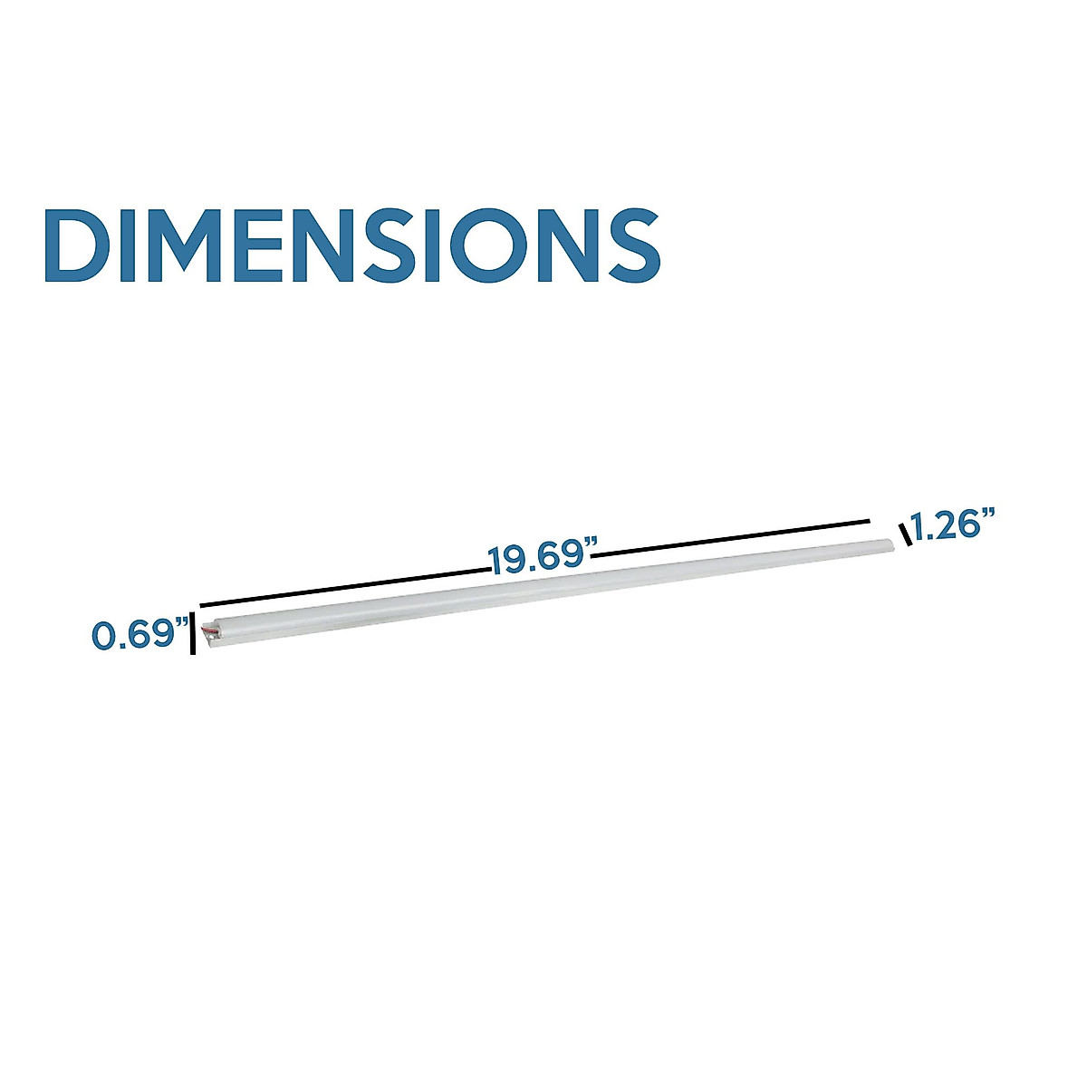 WareLight LED Magnetic Strip Retrofit Kit for Linear Ceiling Fixtures - 25 Watt, 4000K Lighting, 2 Foot, 2 Strips