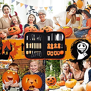 Halloween Pumpkin Carving Kit for Kids Adults13 PCS Professions Pumpkin Carving Tools Set Stainless Steel Heavy Duty Pumpkin Carving Knife Sculpting Tools for Jack-O-Lanter