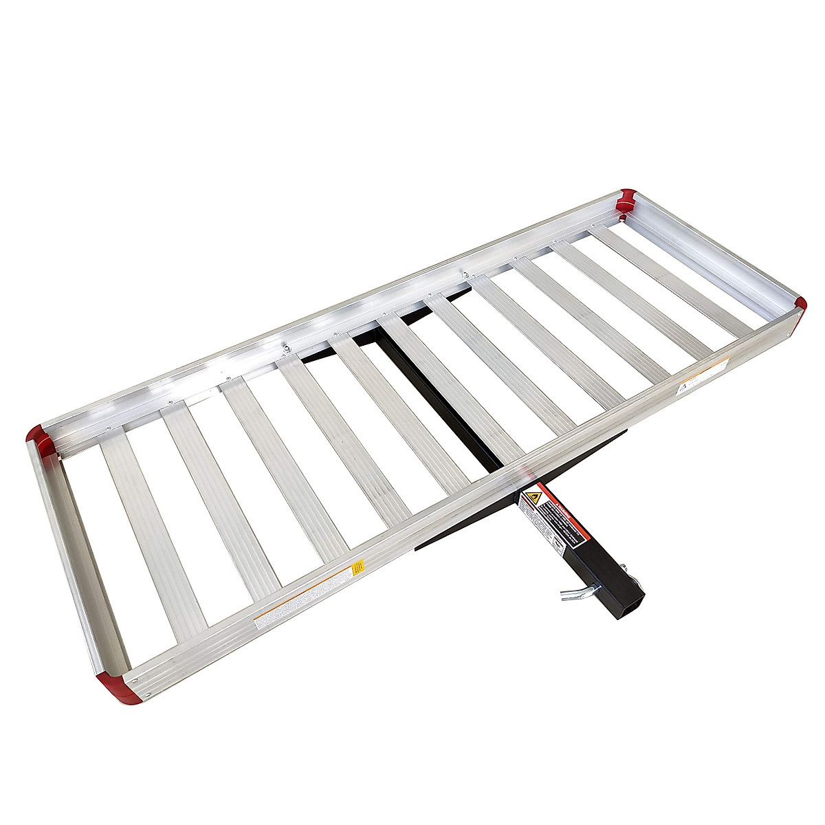 MaxxHaul 60" x 22" Aluminum Cargo Carrier Rack Basket for Luggage for SUV Truck Car Van - 500 lbs. Capacity, Silver