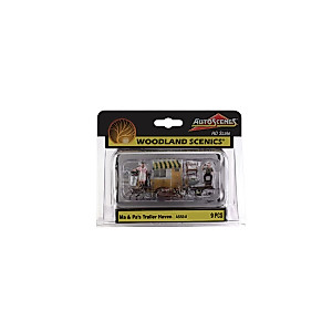 Ma & Pa's Trailer Haven HO Scale Woodland Scenics