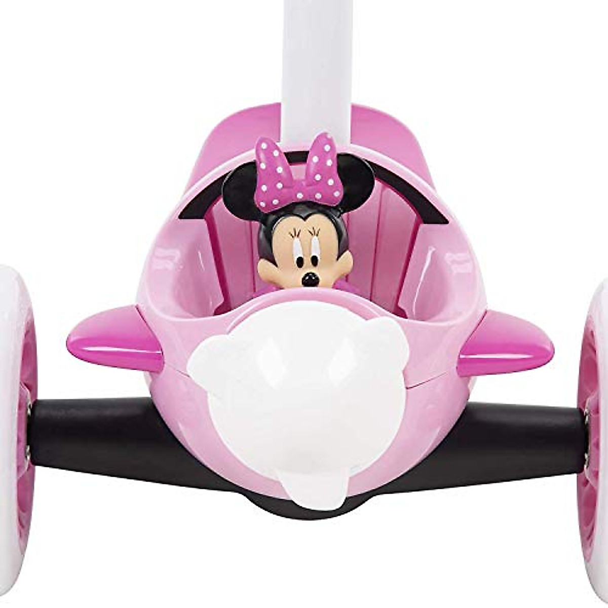 Huffy Disney Minnie Mouse Toddler Scooter, Ideal for Ages 3+, 3 Wheels, Wide Pink Deck with Minnie Mouse Graphics, Easy-Balance Scooter, Durable, Safe and Comfortable