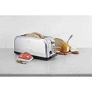 Cuisinart CPT-2500 Long Slot Toaster, Stainless Steel, Silver, 2-slice long slot