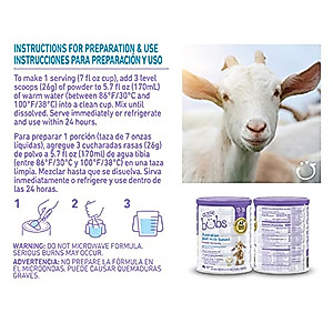 Aussie Bubs Australian Goat Milk-Based Toddler Formula, For Kids 12-36 months, Made with Fresh Goat Milk, 28.2 oz