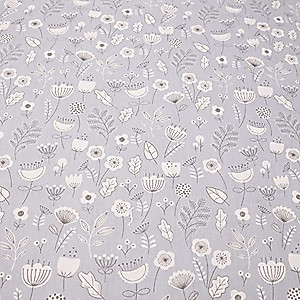 Hanjunzhao Grey Fabric Fat Quarters Bundles, Quilting Sewing Precuts Cotton Fabric, 18 x 22 inches