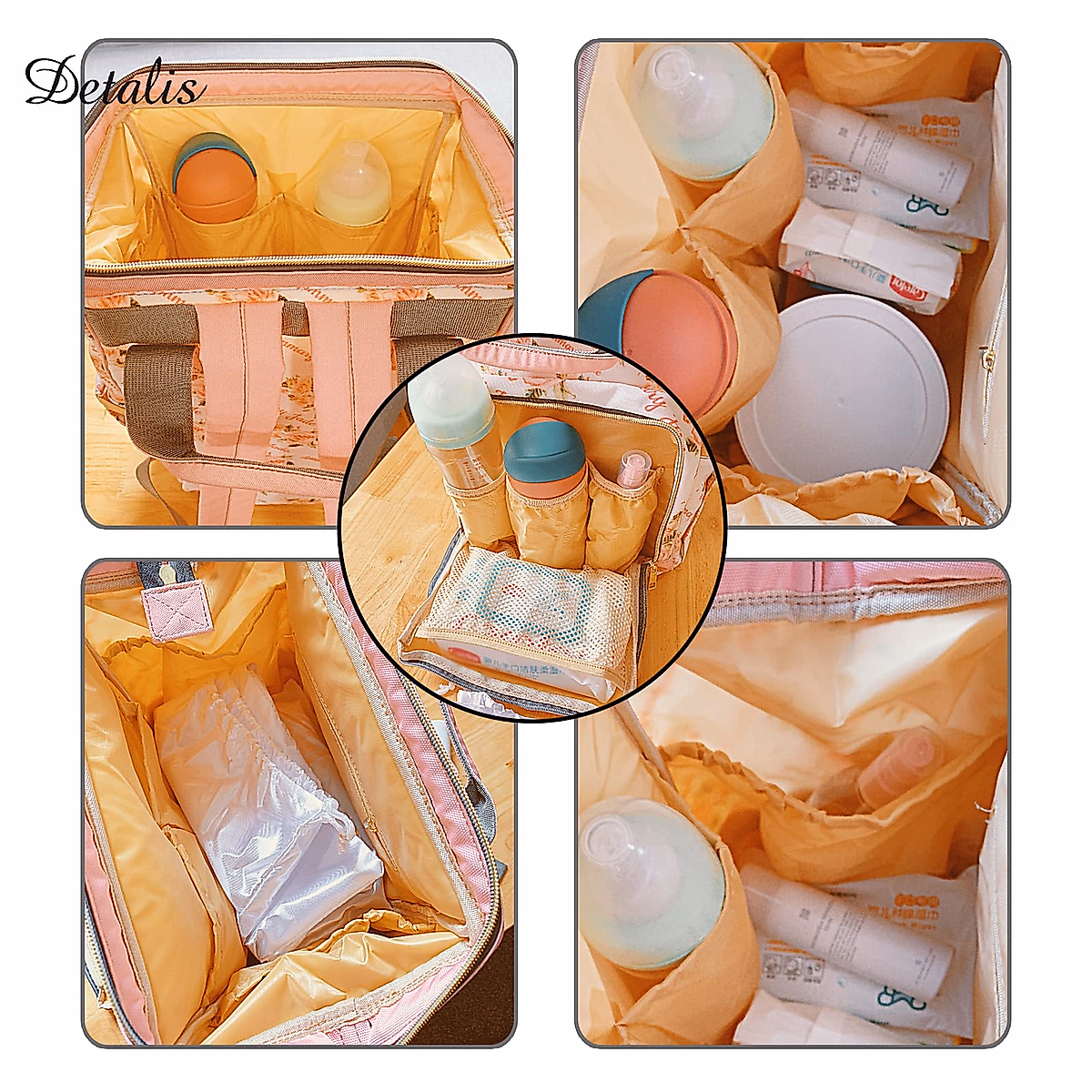 bliblisa Personalized Woodland Moose Arrow Mommy Nursing Bags Baby Girl Boy Name Diaper Bags