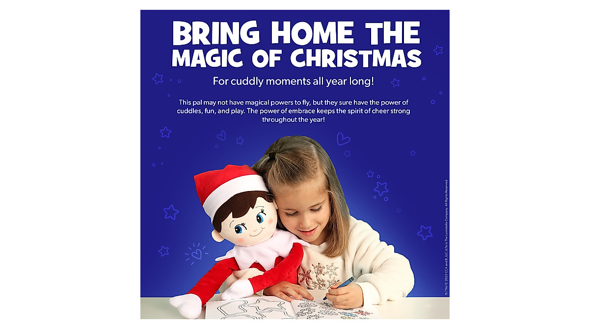 Huggable 17-Inch Scout Elf Plush | The Elf on the Shelf Plushee Pals