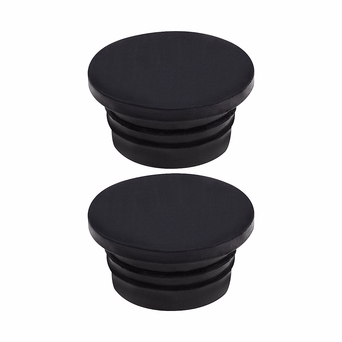 Micro Traders 2PCS Pool Ladder Rubber Bumper 39mm Ladder Stopper Cushion Buffer Guard Plug for 42mm Ladder Diameter Swimming Pool Ladder Accessories Black