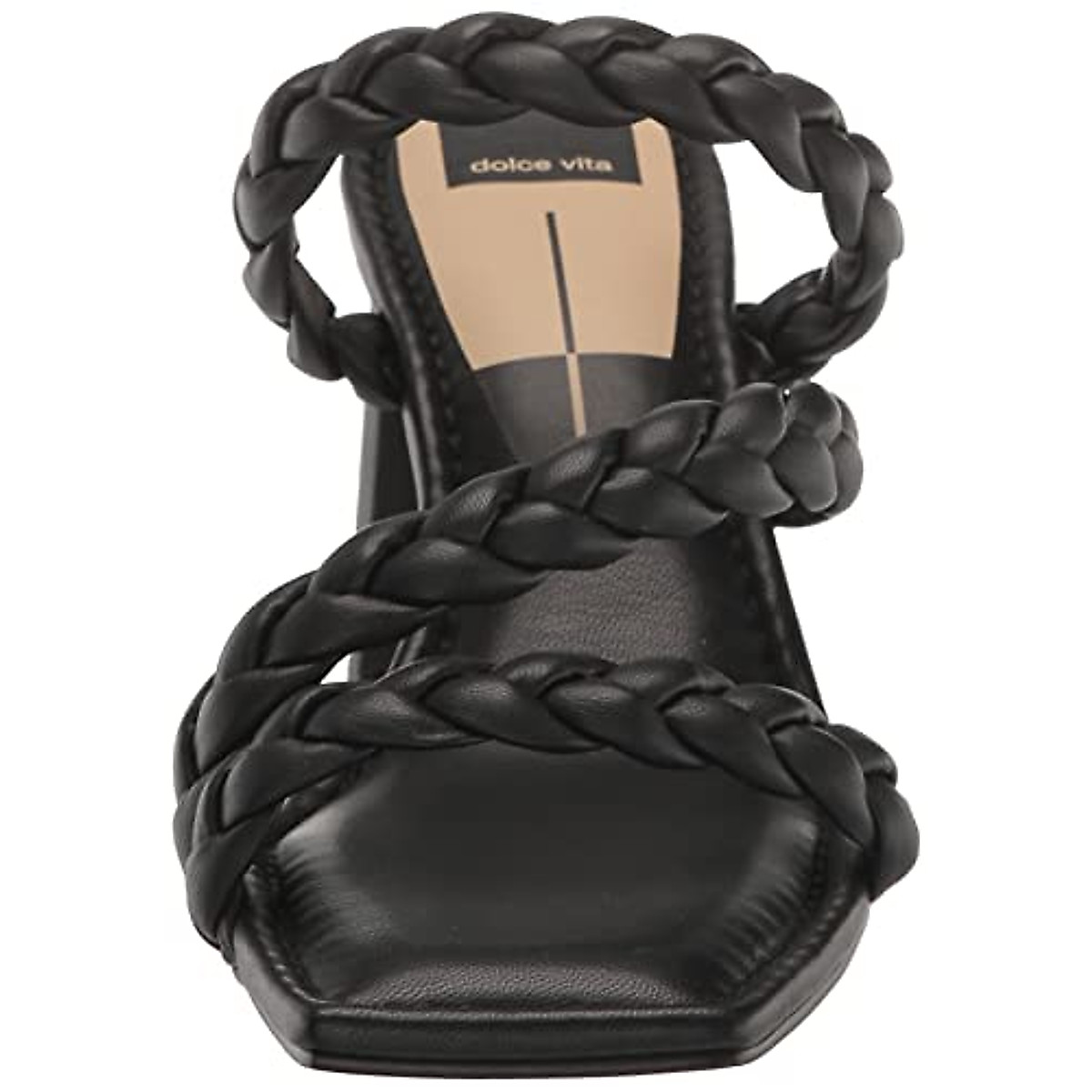DOLCE VITA Women's Pang Heeled Sandal, Black Stella, 8.5