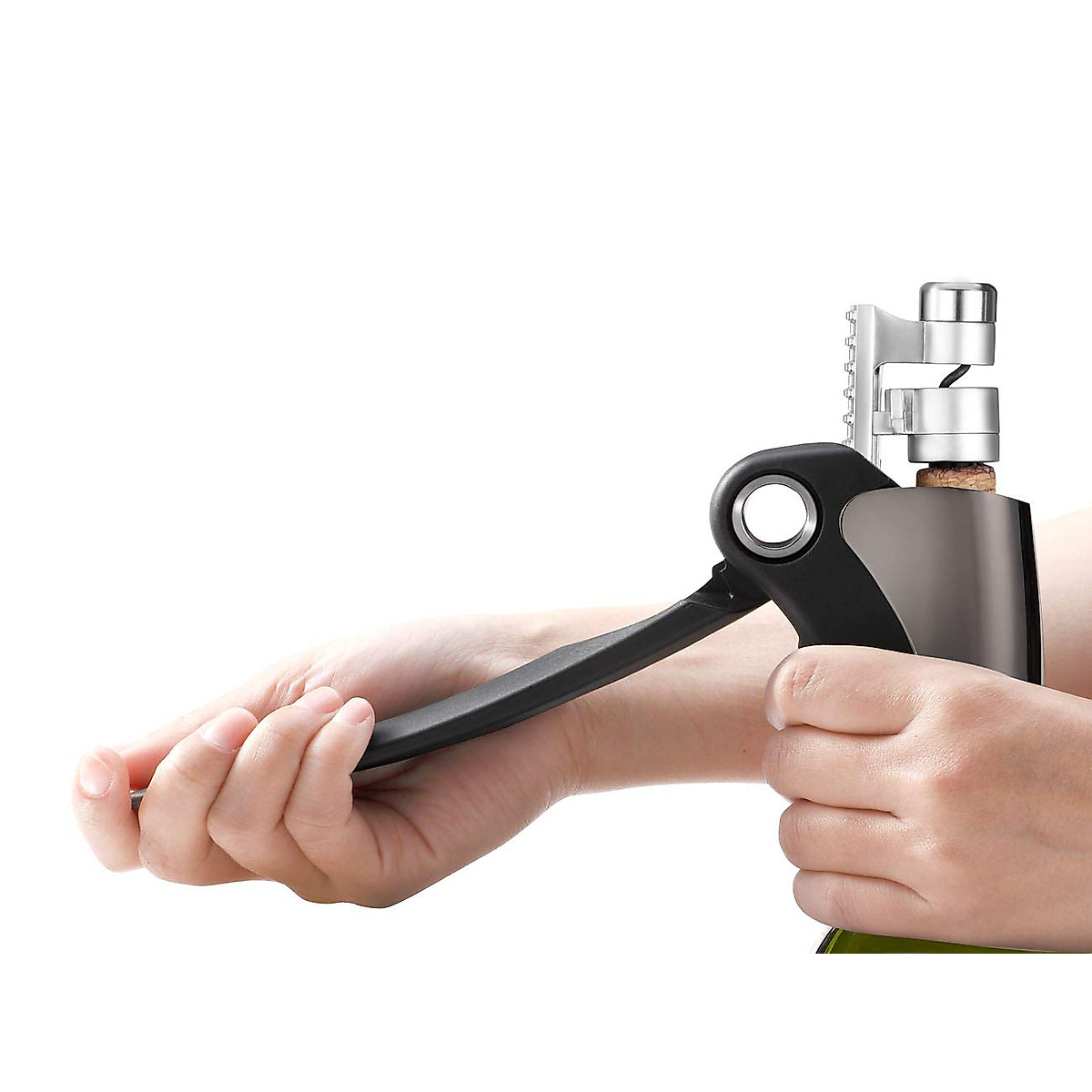 Le Creuset Wine Opener Compact Lever, Satin