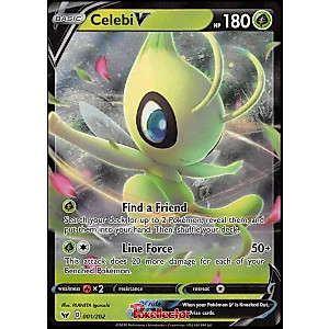 Pokemon - Celebi V - 001/202 - Sword & Shield - Ultra Rare Card