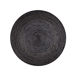 Aizza Trends Jute Carpet for Living Room, Jute Round Floor Mat, Rugs for Living Room, Jute Centre Table Carpet for Home Decore (2 X 2 Feet)