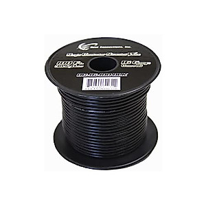 16 GAUGE WIRE RED & BLACK POWER GROUND 100 FT EACH PRIMARY STRANDED COPPER CLAD