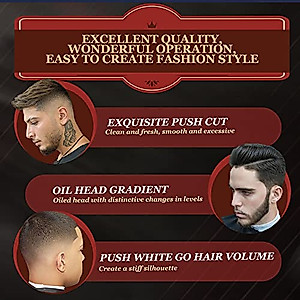 VENYES The Best Barber Clippers for Men, Noise-Free Professional Hair Clippers for Barbers, Cordless Clippers Professional Barbers, Barber Supply Magic Clip Cordless