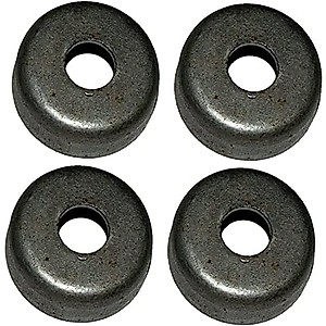 8 PCS 1" Steel Weld Metal Wrought Leg Cups for Patio Chair for Protect Your Floor Outdoor and Indoor