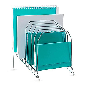 Mindspace Multi Step File Organizer | Stackable Letter Tray | File Holder | The Wire Collection, Silver