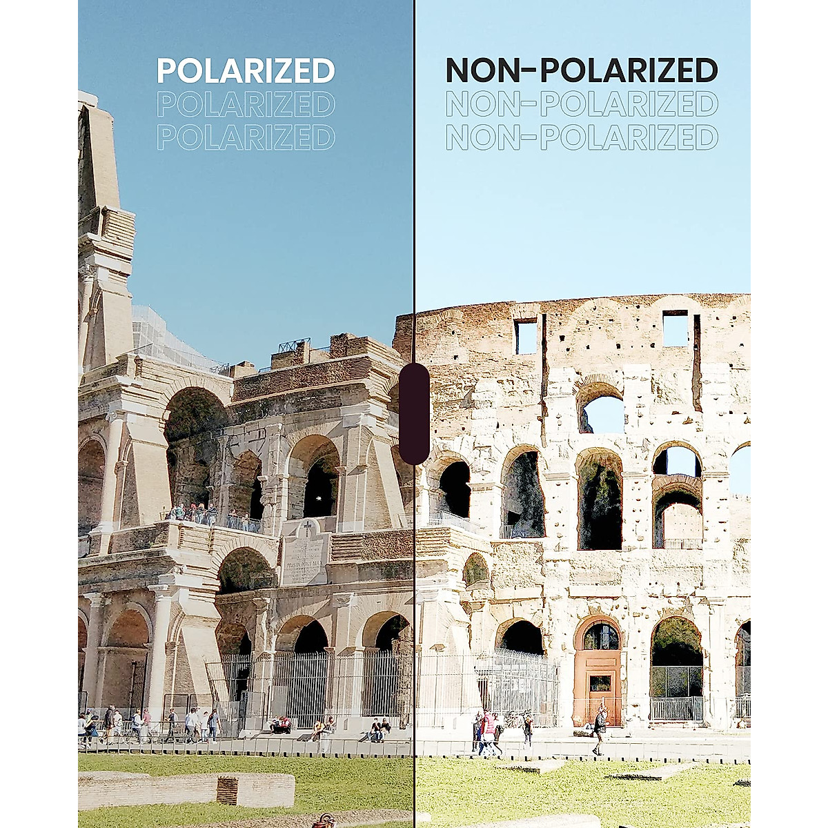 Cyxus Trendy Polarized Folding Cat Eye Sunglasses Women Men Uv400 Protection Anti Glare TR90 Ultralight Foldable frame 1801 Green