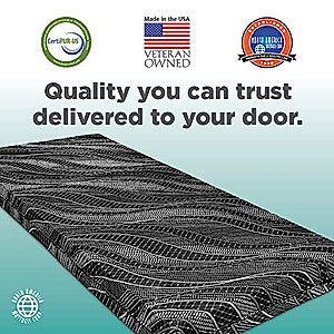 The Layover Dual Sided Economical Medium-Firm Truck Mattress, 80" x 36" x 5"