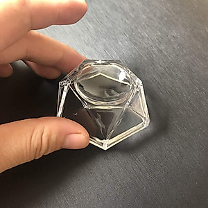 4 Pcs Clear Acrylic Ball Stand Crystal Ball Display Base Ball Model Holder for Golf Balls Tennis Balls Sphere Crystal Ceramic Round Balls, 3 Sizes