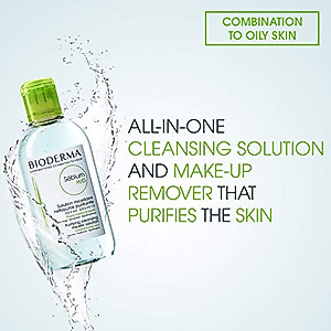 Bioderma - Sébium H2O - Micellar Water - Cleansing and Make-Up Removing - for Combination to Oily Skin 33.4 Fl Oz