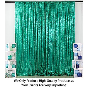 Photobooth Background-4FTx7FT-Green-Sequin Backdrop Curtain, Sequin Fabric Backdrop, Wedding Backdrops, Glitter Backdrop, Sequin Curtains Photography Backdrop (Green)