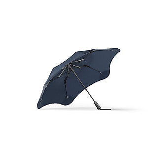 BLUNT Metro Travel Umbrella – 39" Windproof, Compact Umbrella for Wind and Rain, Portable, Heavy Duty, UV Protection - Midnight Navy