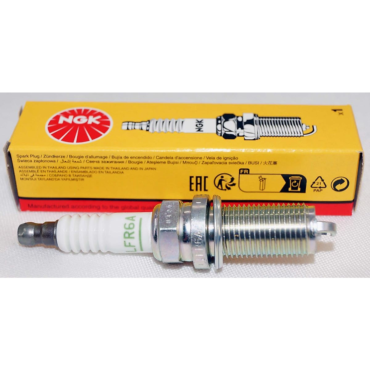 NGK Spark Plug LFR6A- Set of 4