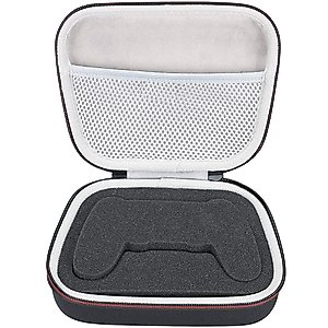 Game Controller Carry Case Travel Bag For PS4, Portable Storage Handbag Gamepad Holder Box with Soft Layer & Accessories Mesh Pocket