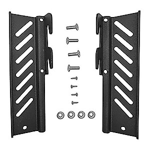 2Pcs Down Hook Bolt-On to Hook-On Conversion Bracket for Headboard or Footboard, Adjustable Bed Rail Hook Plate Adapter,Hook Brackets for Attach Bed Rail to Headboard or Footboard