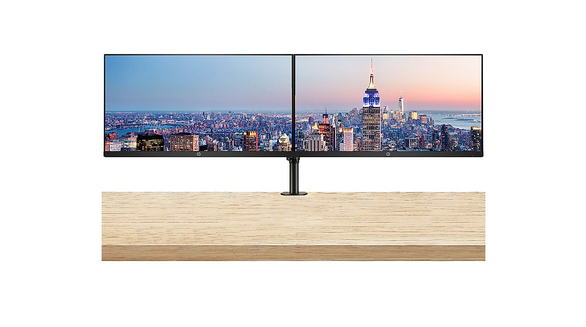 HP P27H 27-Inch Dual Monitor Bundle - Boost Productivity