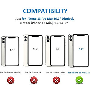 ONETOP Compatible with iPhone 13 Pro Max Wallet Case with Card Holder,PU Leather Kickstand Card Slots Case, Double Magnetic Clasp and Durable Shockproof Cover 6.7 Inch(Black)