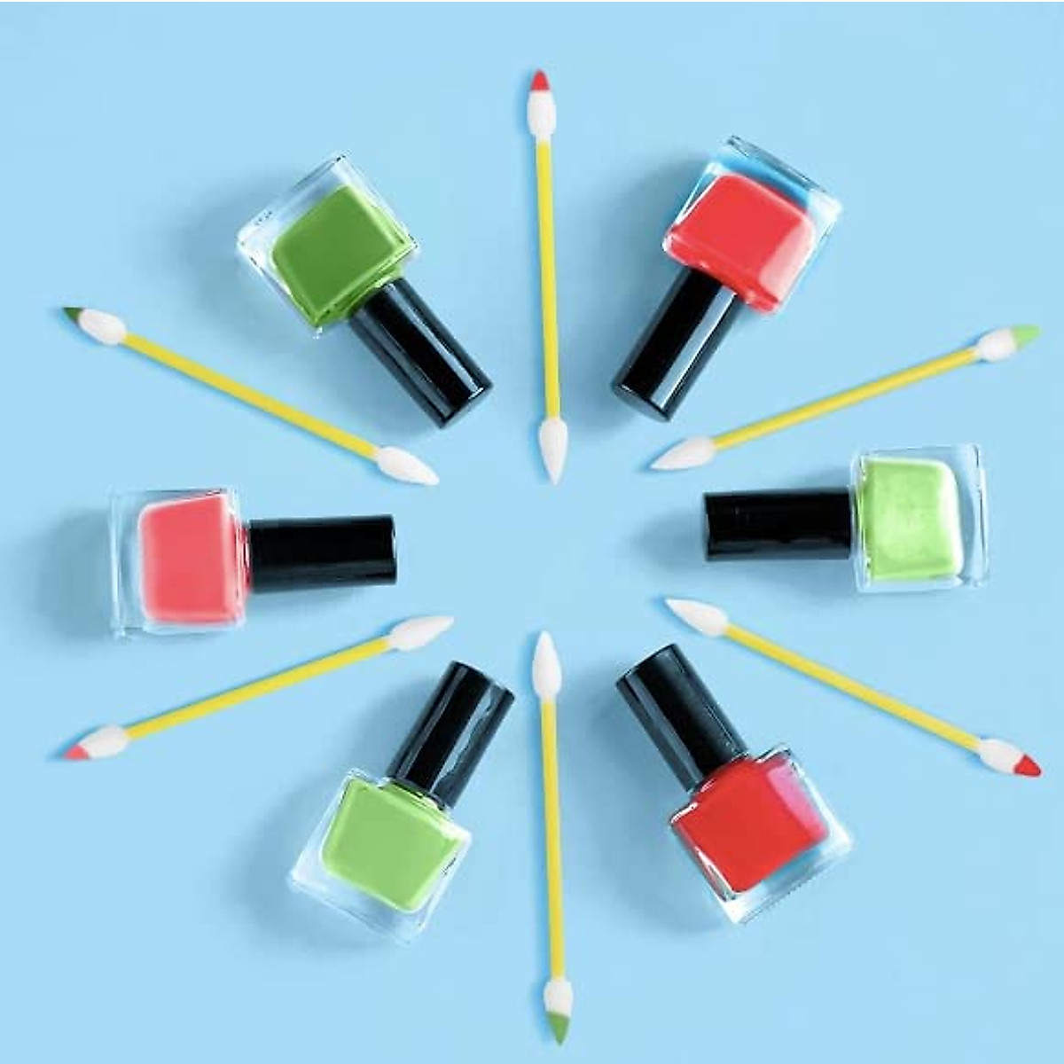 Fran Wilson NAIL TEES COTTON TIPS 120 Count (2 PACK) - The Ultimate Nail Tool, Multi-Purpose Double-sided Swabs with Pointed Ends for Precise Touch-ups and the Perfect At-Home Manicure & Pedicure