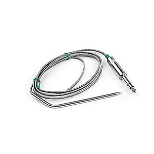 Replacement Parts High-Temperature Meat Temperature Probe Compatible with Green Mountain Grill/GMG Pellet Grills, Works with Jim Bowie Choice, Daniel Boone Choice & Davy Crockett Grills